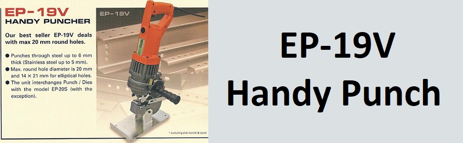 EP-2110V portable steel punch, portable steel punches, hand held steel ...