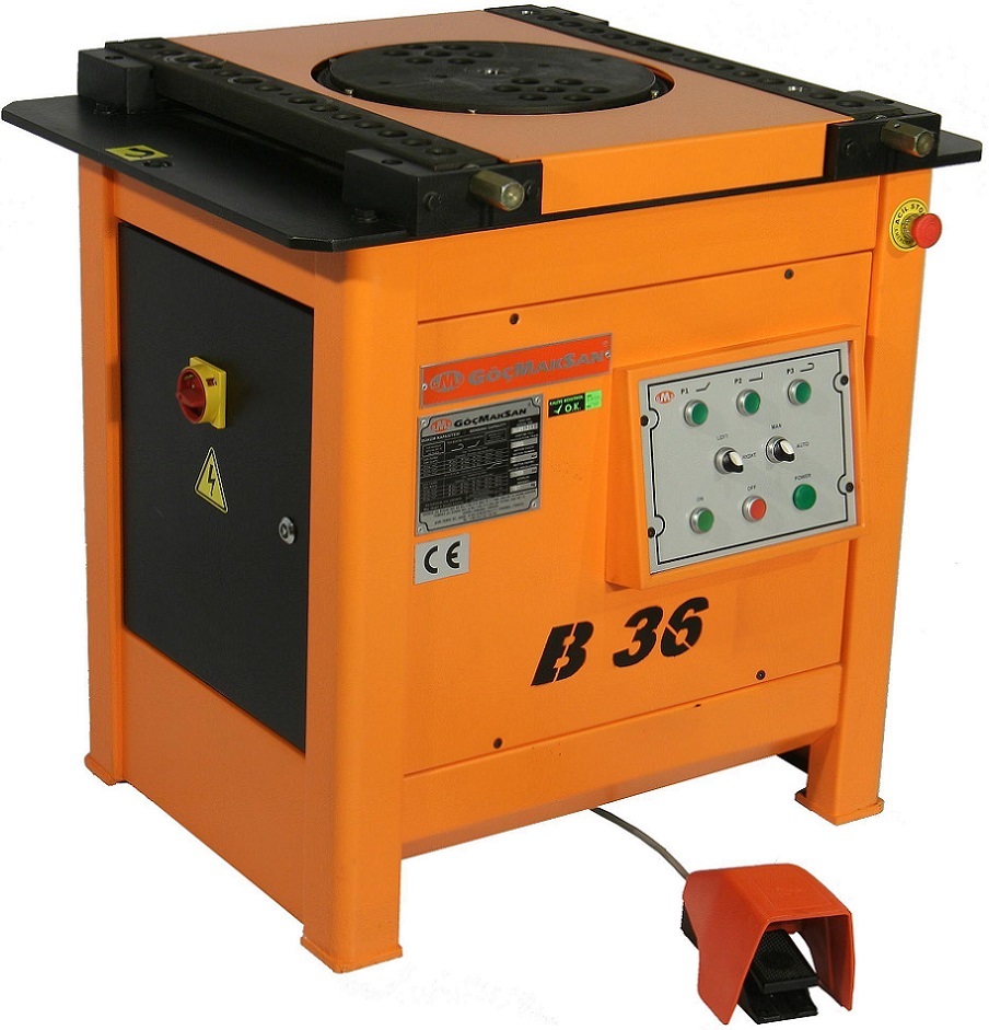 B36 rebar bender for onsite rebar bending