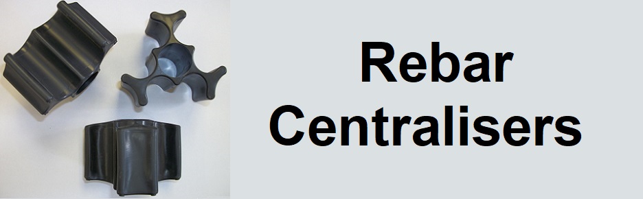 Rebar plastic spacers or cover blocks, also comes in fibre cement and ...